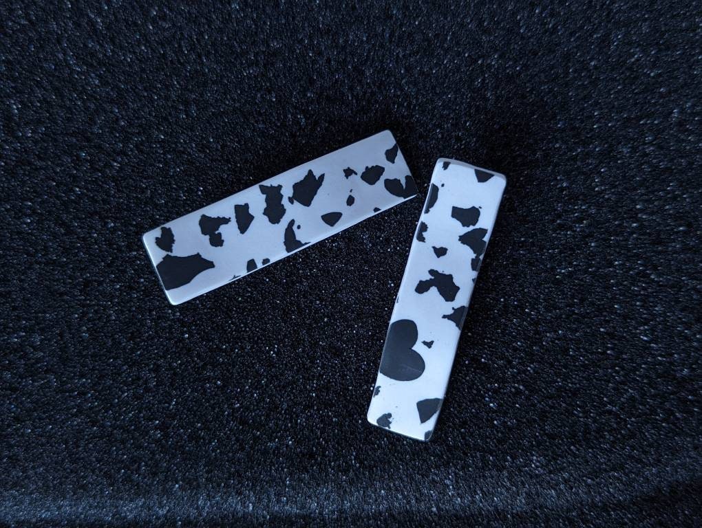 Cow Print Hair Clips, Cow Hair Accessories, Cow Lover Gifts, Baby ...