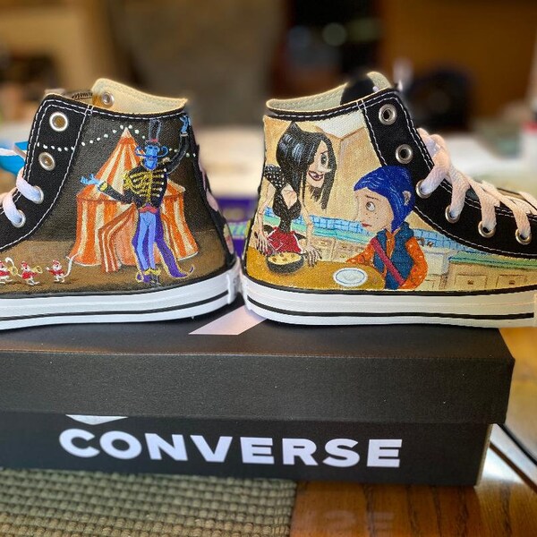 Coraline Shoes Converse - Etsy