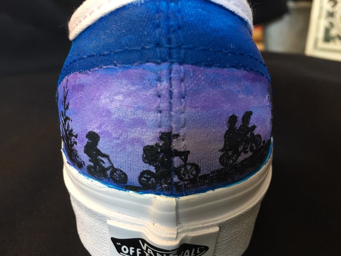 Custom Painted Stranger Things Shoes, Vans, Toms, Converse Custom Shoes ...