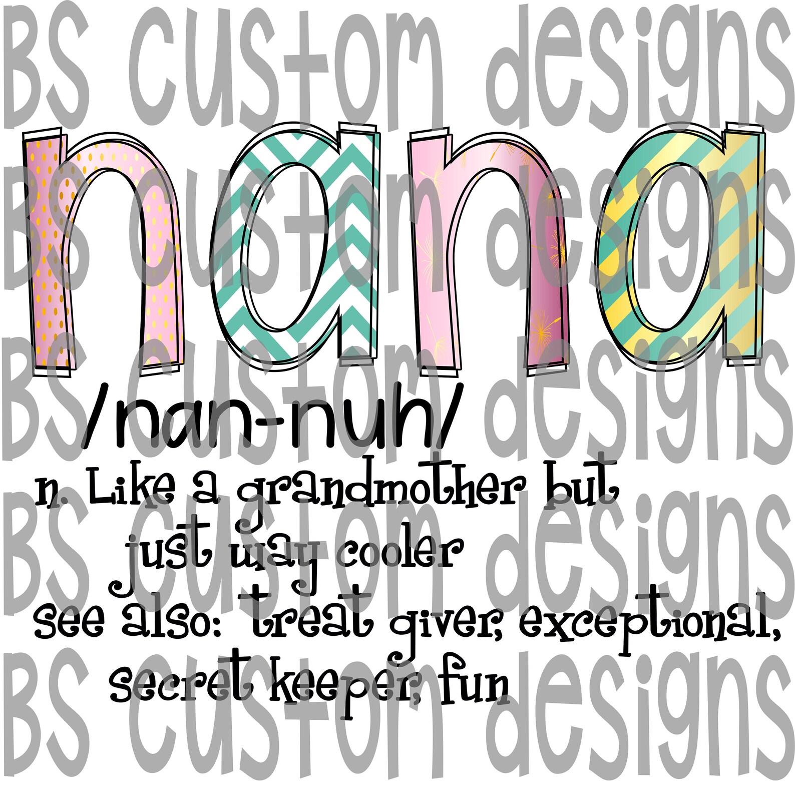 Nana Shirt. Nana Printable Design. Nana Sublimation Design. Grandparent ...