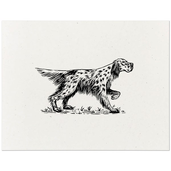 English Setter Print - Etsy