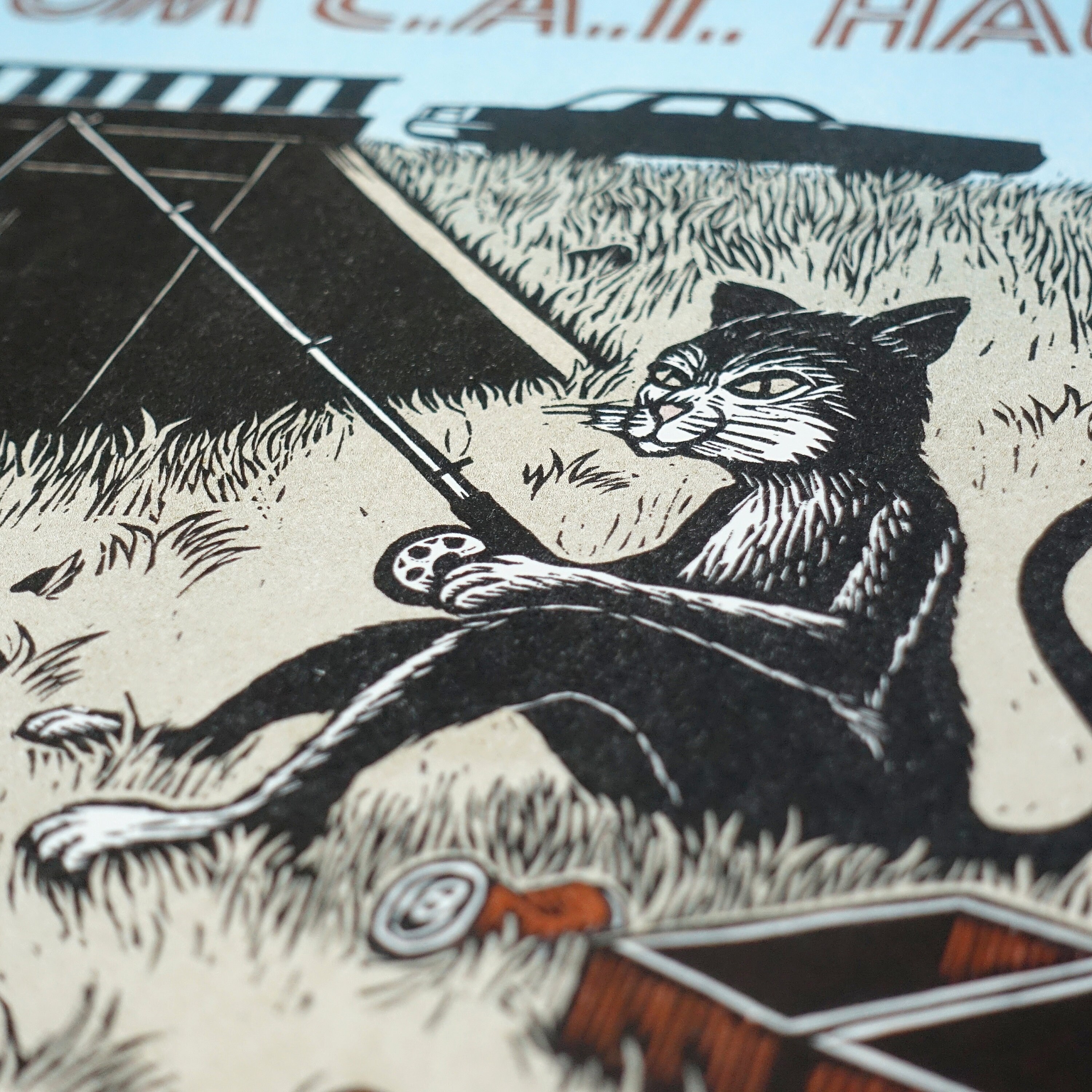 Tom T Hall "tom CAT Hall" Country Music Art Print | Woodcut Style ...