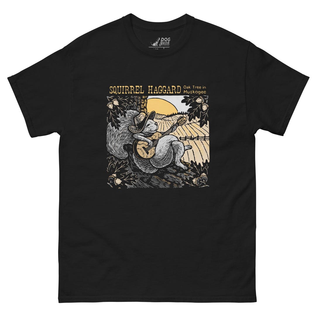 Merle Haggard T-shirt - Country Music Animal Art by Dylan Goldberger ...