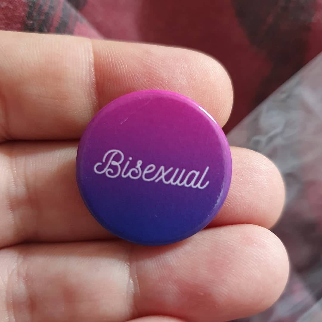 Bisexual Bi Disco Ball Pin Badge Set Of Two Etsy