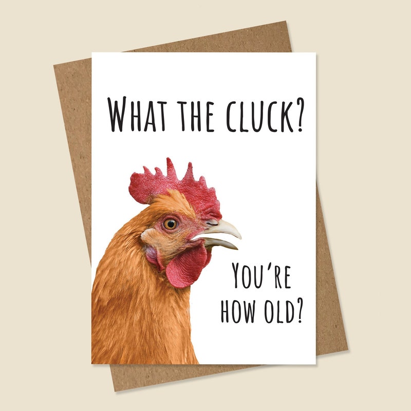 Chicken Birthday Cards - Etsy