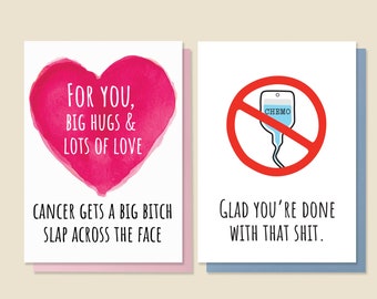 Pun Cancer Card Funny Cancer Card Whip Cancer's Ass - Etsy
