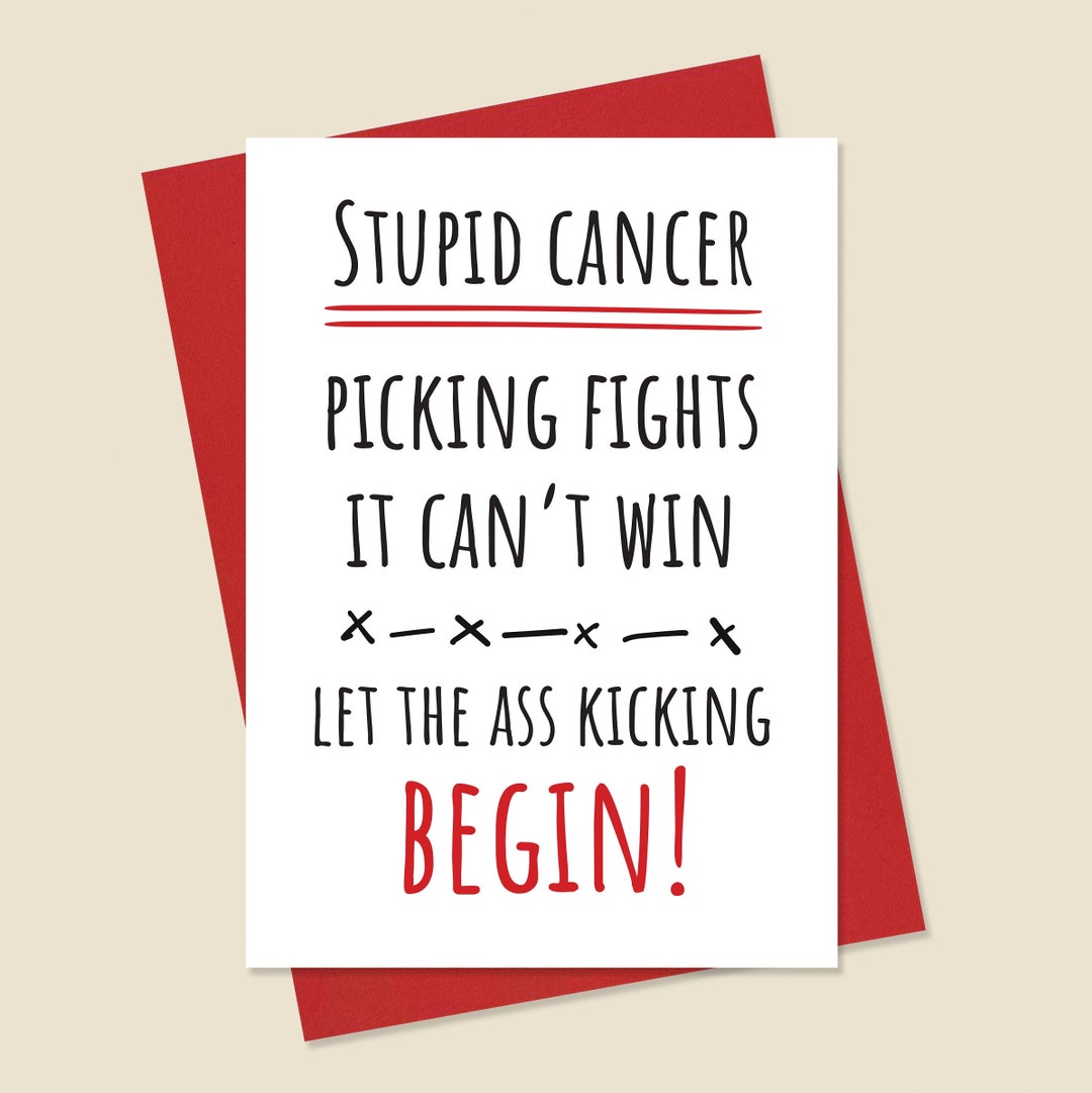 Cancer Card Cancer Encouragement Card Cancer Get Well Card - Etsy