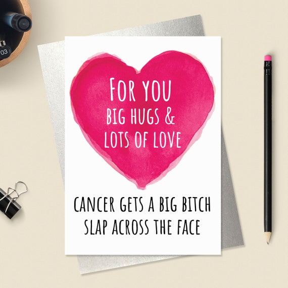 Funny Cancer Card Cancer Encouragement Card | Etsy
