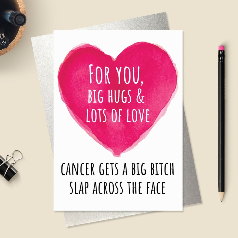 Funny Cancer Card Cancer Encouragement Card | Etsy