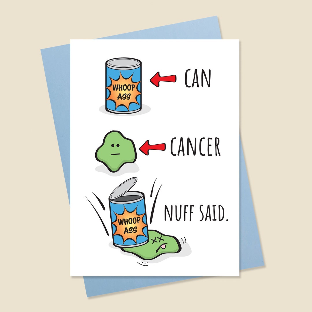 Funny Cancer Card Cancer Encouragement Card Cancer Sucks - Etsy