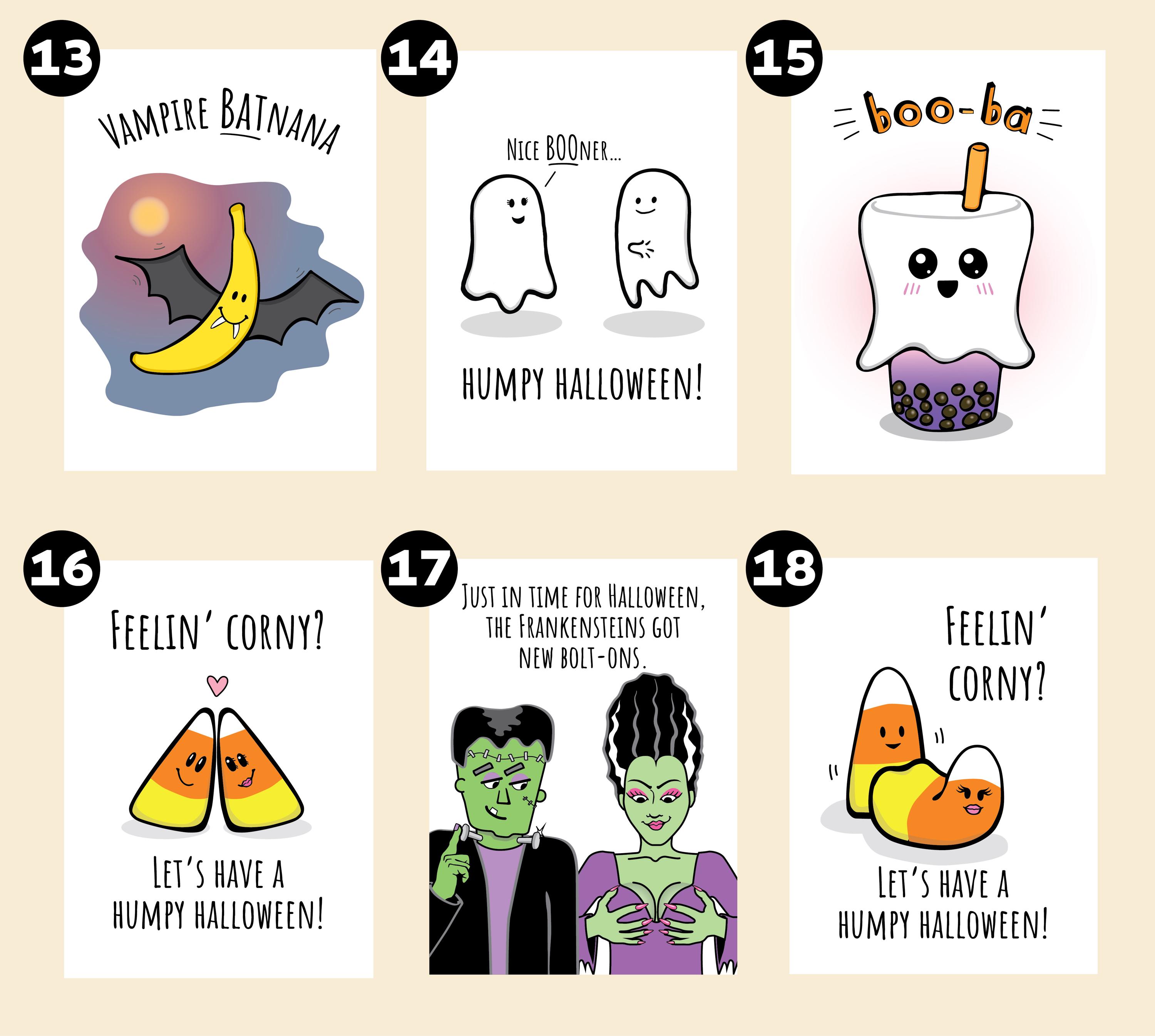 Funny Halloween Card, Halloween Card, Silly Pumpkin Card, Jack-o ...