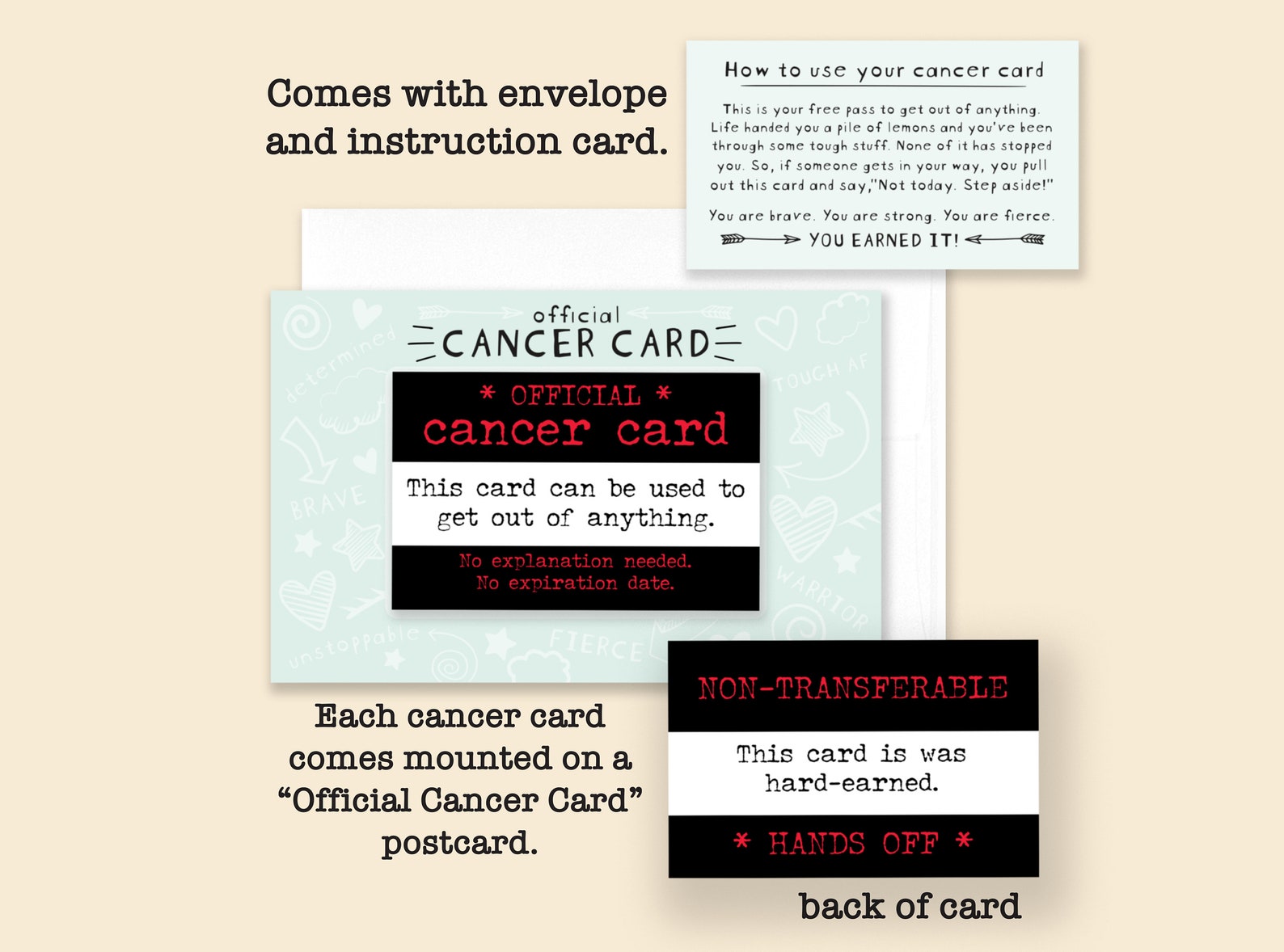Cancer Card Cancer Encouragement Card Cancer Get Well Card - Etsy