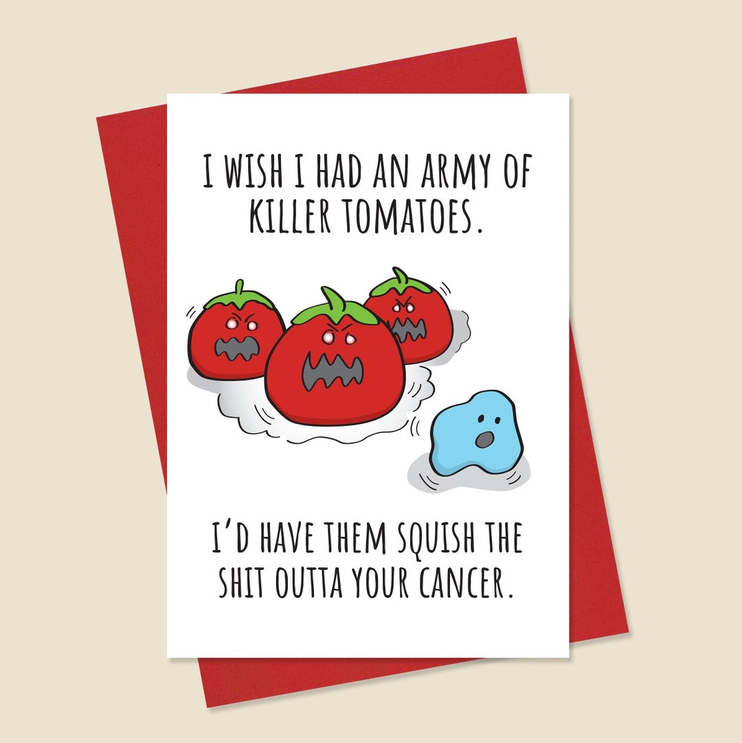 Funny Cancer Card, Cancer Encouragement Card, Cancer Sucks Card, Cancer ...