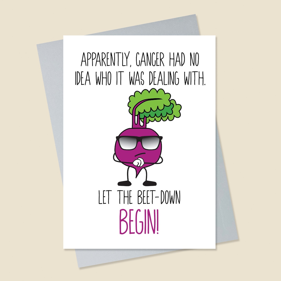 Funny Cancer Card Cancer Encouragement Card Funny Get Well - Etsy