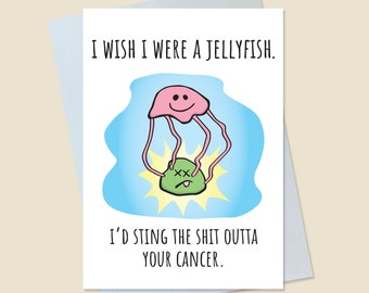 Pun Cancer Card Funny Cancer Card Beat Cancer Card Cancer - Etsy