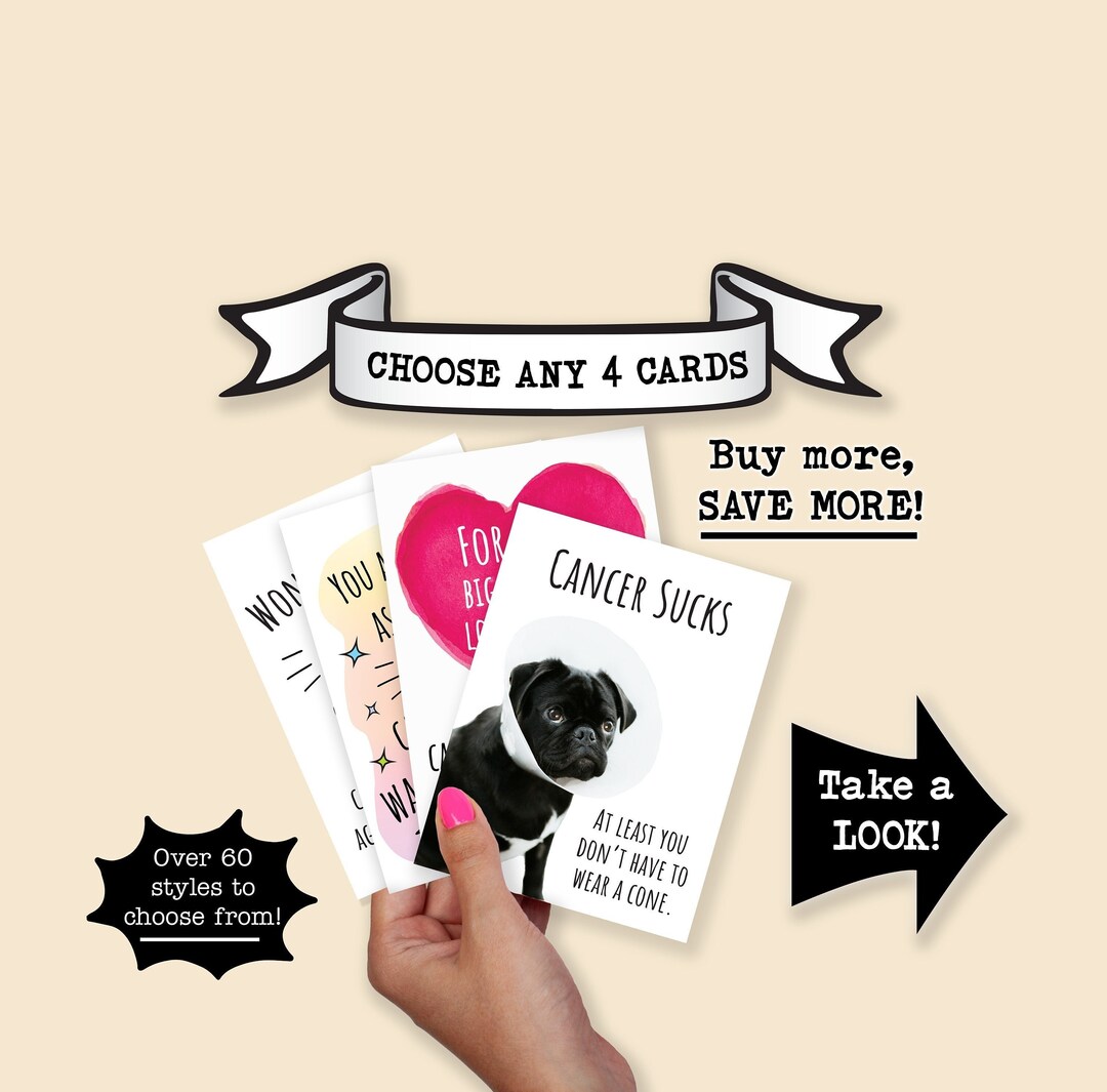 Funny Cancer Card, Cancer Card Bundle, Cancer Card, Cancer Get Well ...