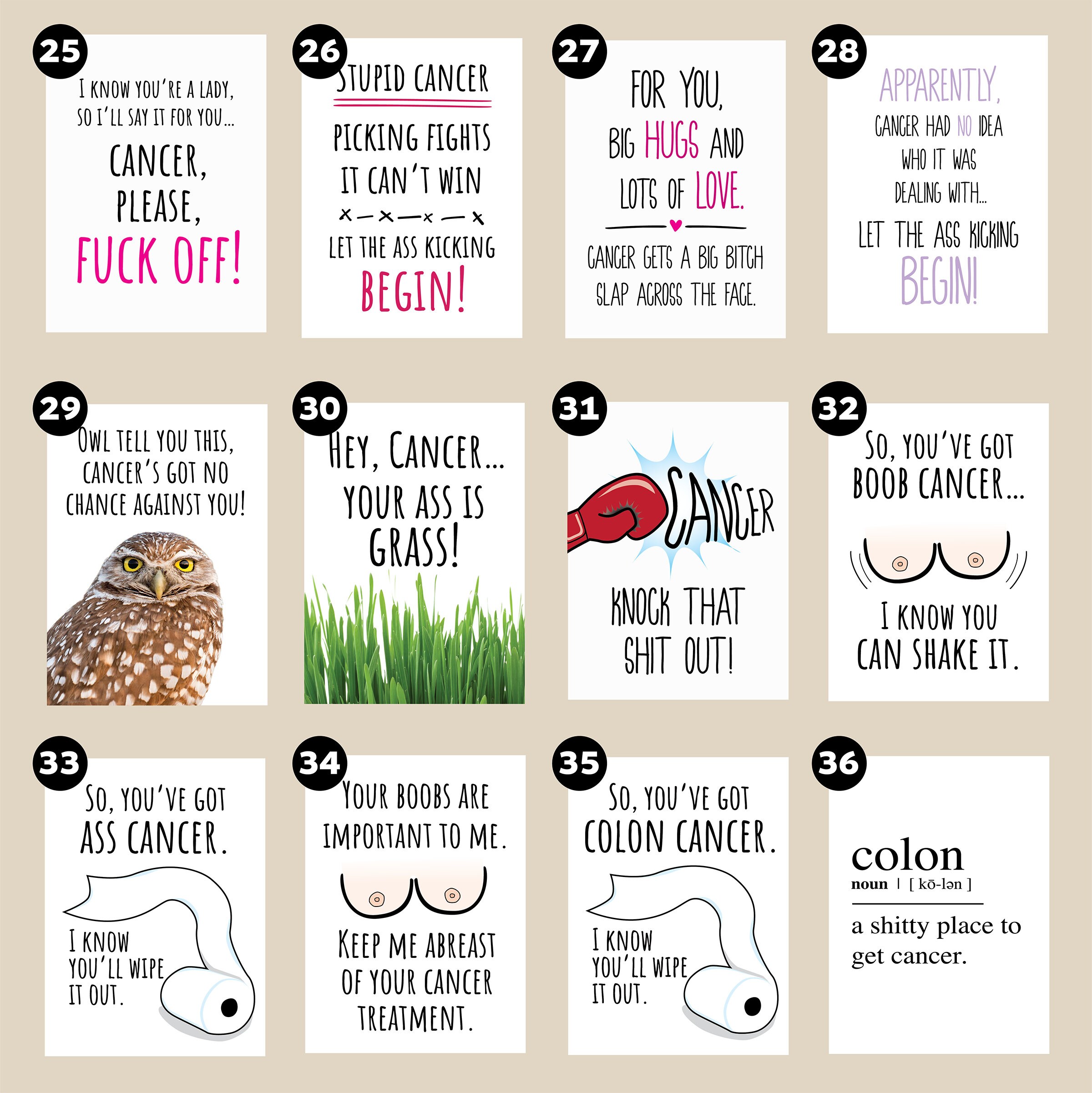 Funny Cancer Card Official Cancer Card Cancer Gift Cancer - Etsy