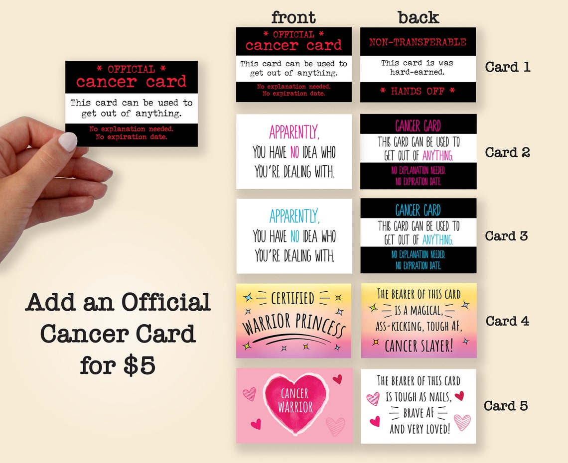 Funny Cancer Card Skin Cancer Card Melanoma Card Melanoma - Etsy