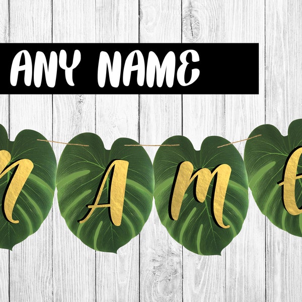 Jungle Themed Name Tags - Etsy