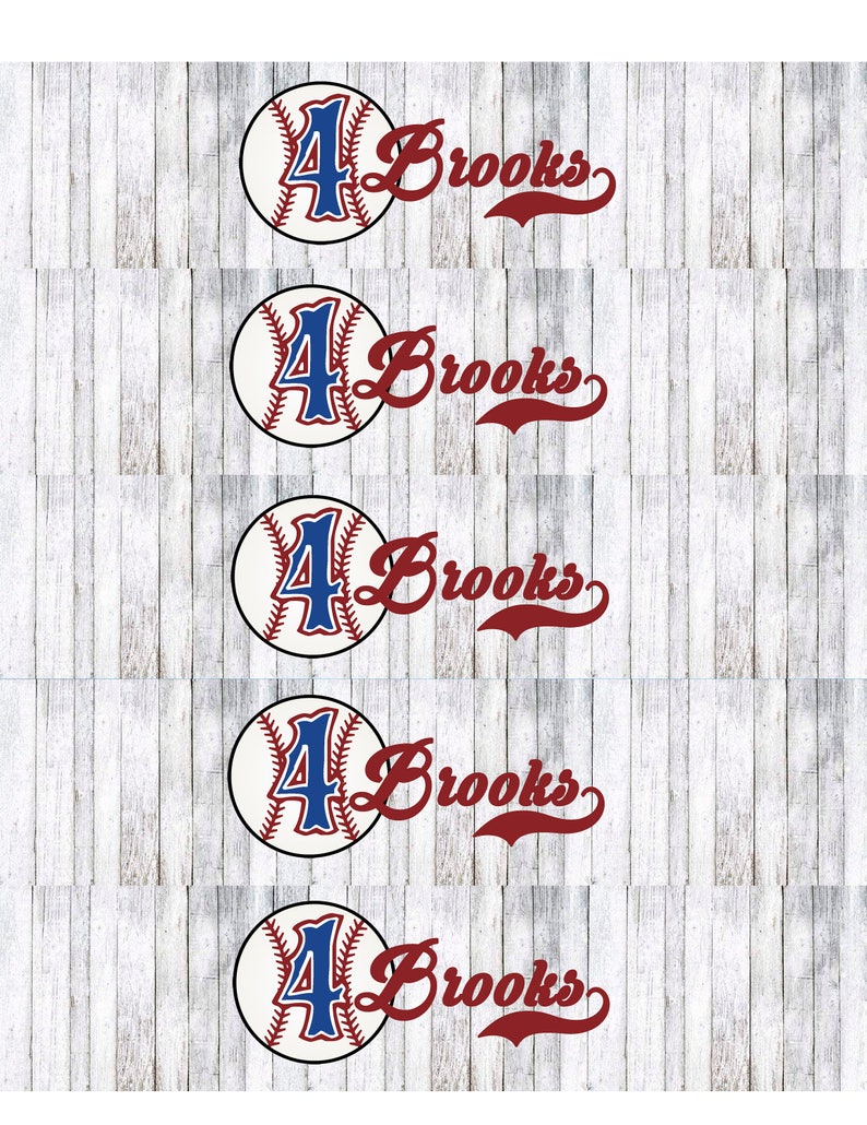Baseball Themed Food Tent Labels or Name Tags for Boy's - Etsy