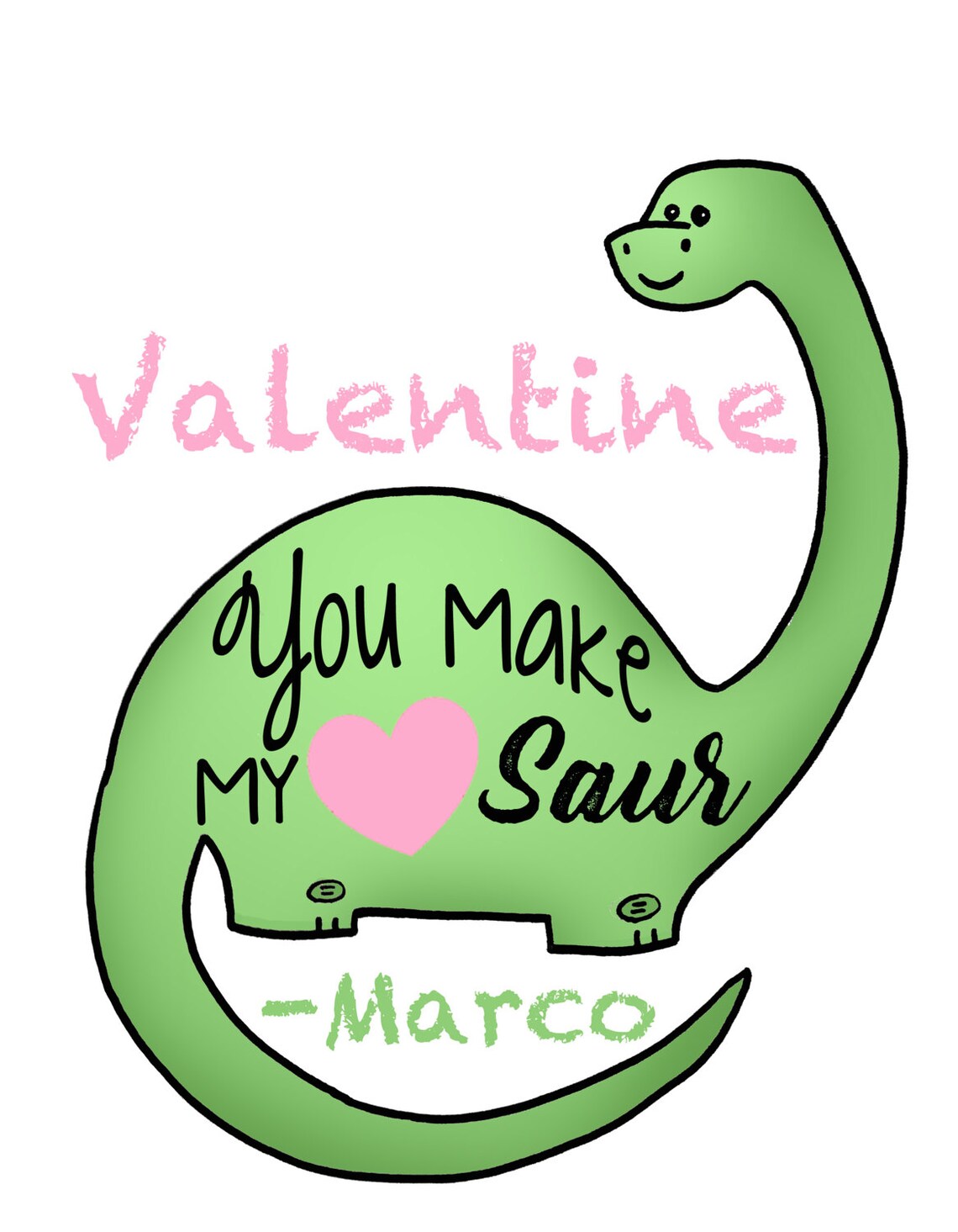Toy Dinosaur Valentine Cards for Kids to Attach to Plastic - Etsy