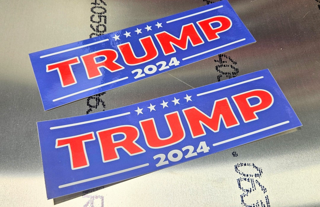 Full Size Trump Bumper Sticker Free Shipping IT'S HUGE Trump 2024 - Etsy
