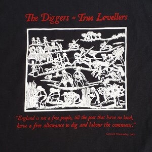 The Diggers or True Levellers - T Shirt (black) - Etsy