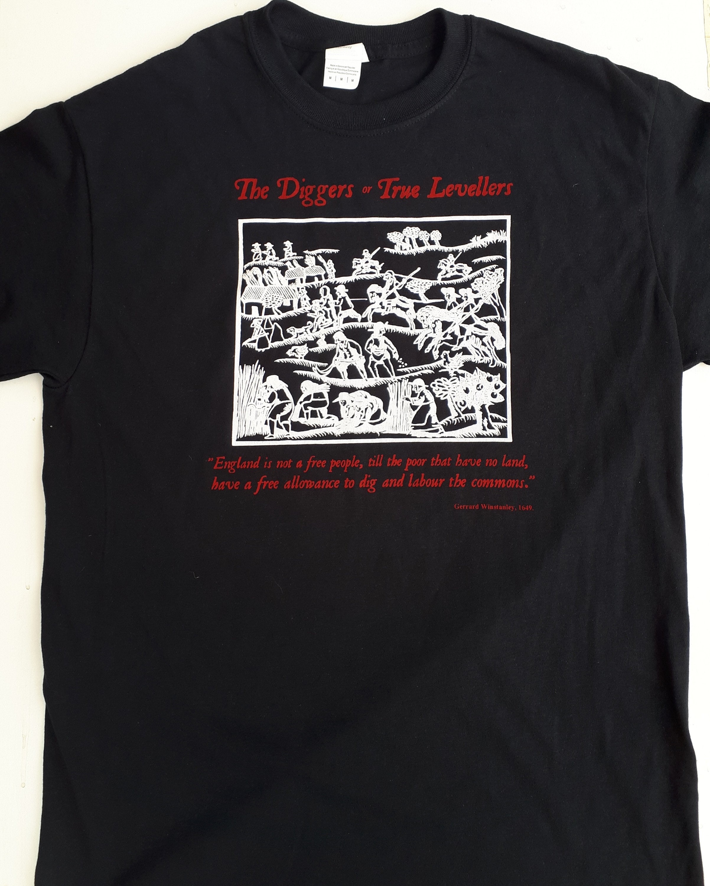 The Diggers or True Levellers T Shirt black - Etsy UK