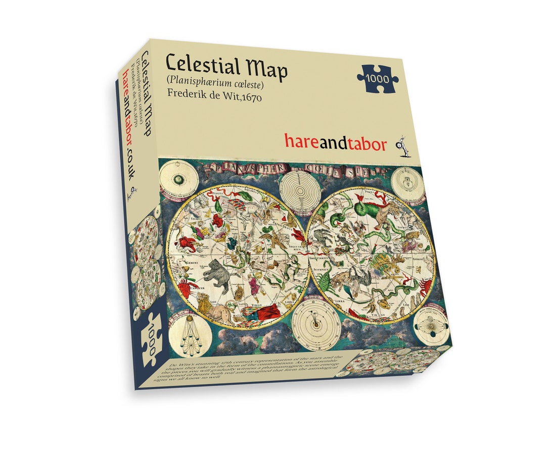 Astrology Map Jigsaw - Etsy UK