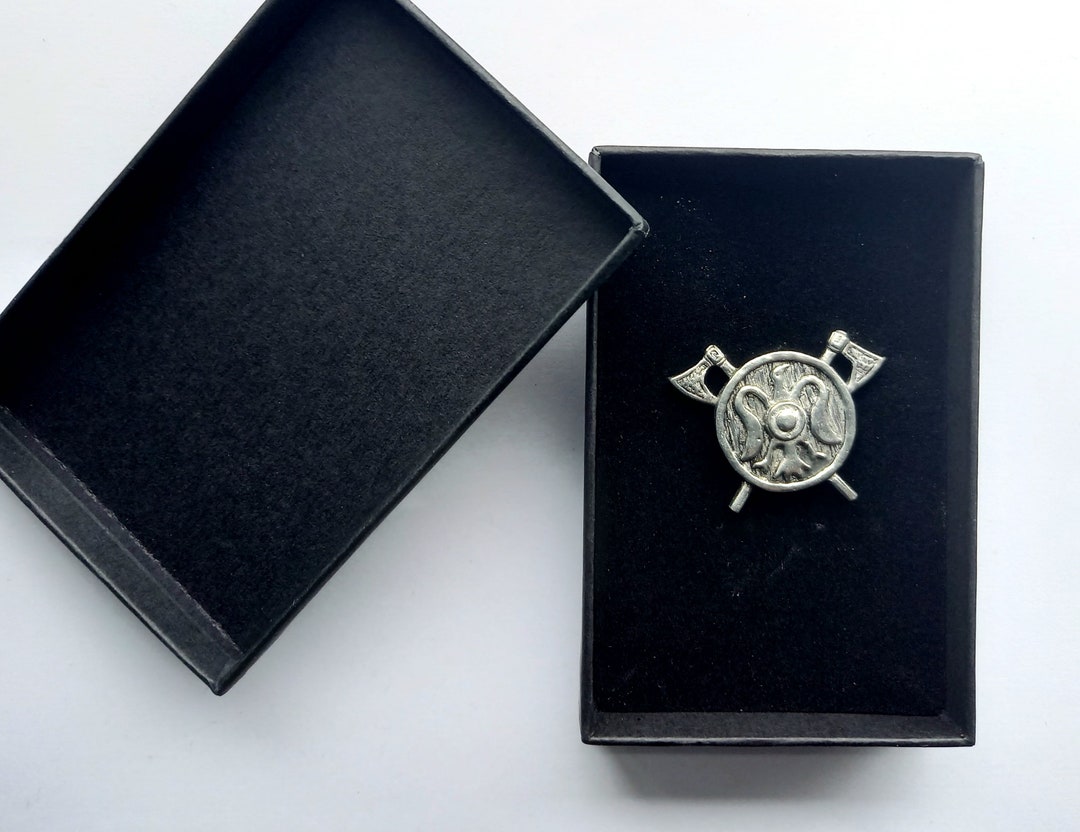 Viking Shield Pin Badge - Etsy
