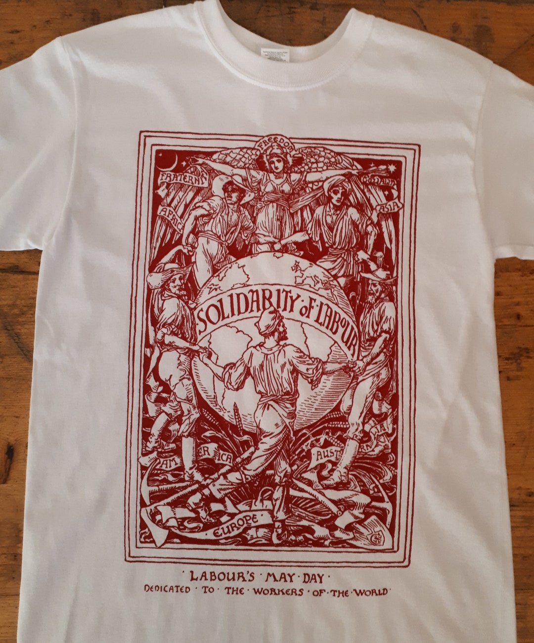 Solidarity T Shirt (white) - Etsy