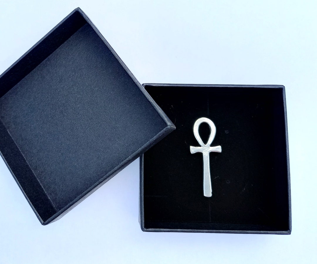 Ankh Pin Badge and Gift Box - Etsy