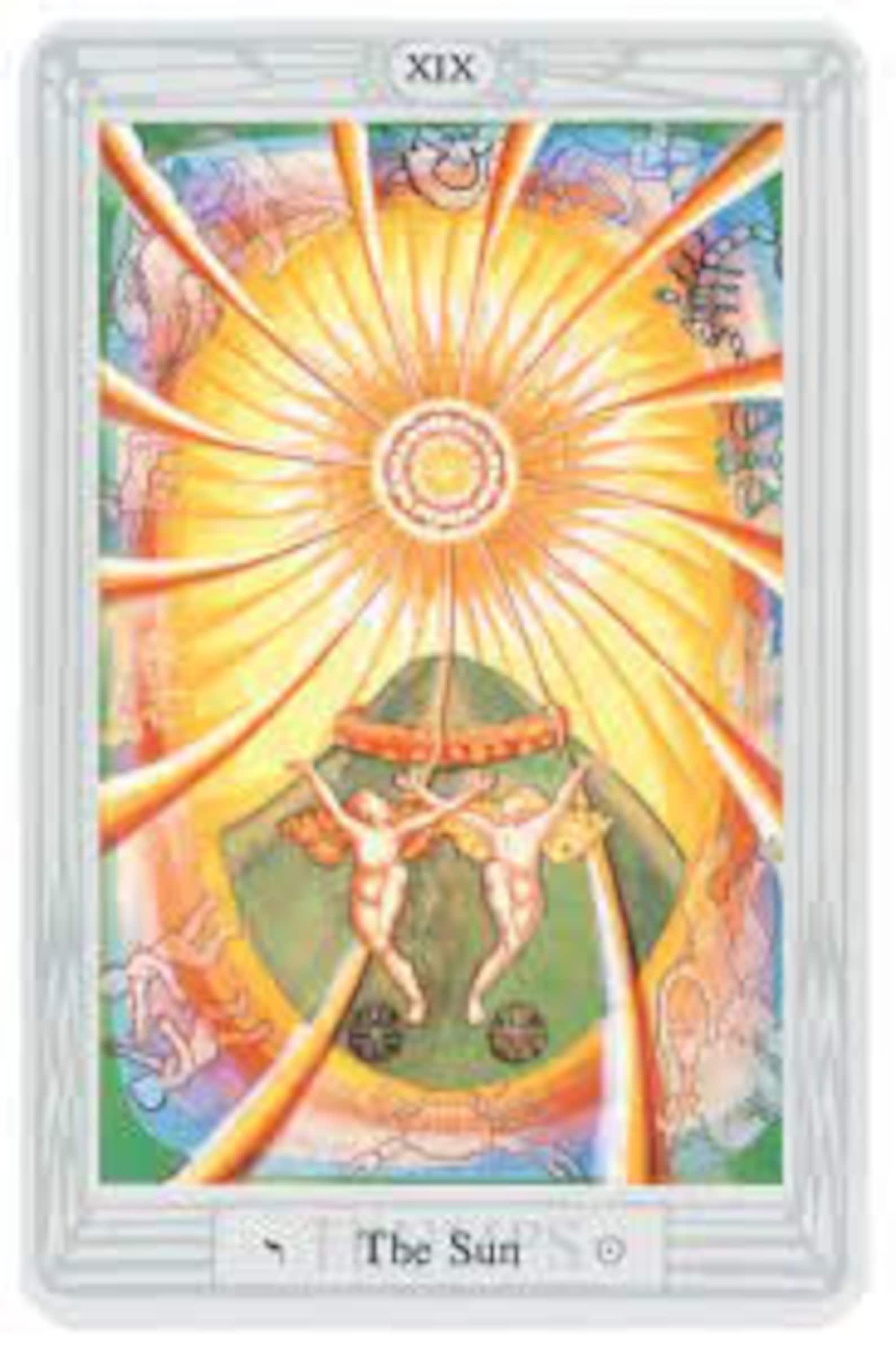 Thoth Tarot Card Deck - Etsy UK