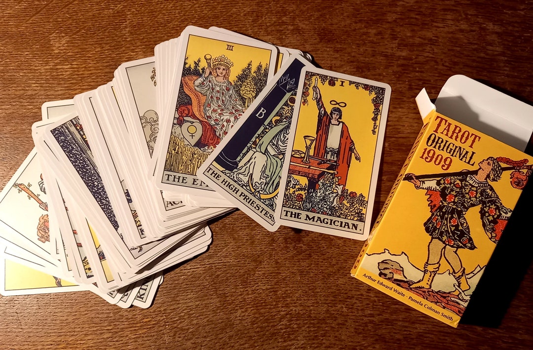 Rider-waite Tarot Card Deck - Etsy