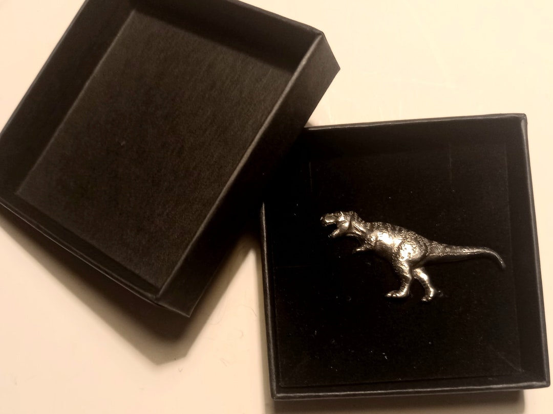 Tyrannosaurus Rex Pin Badge and Gift Box - Etsy