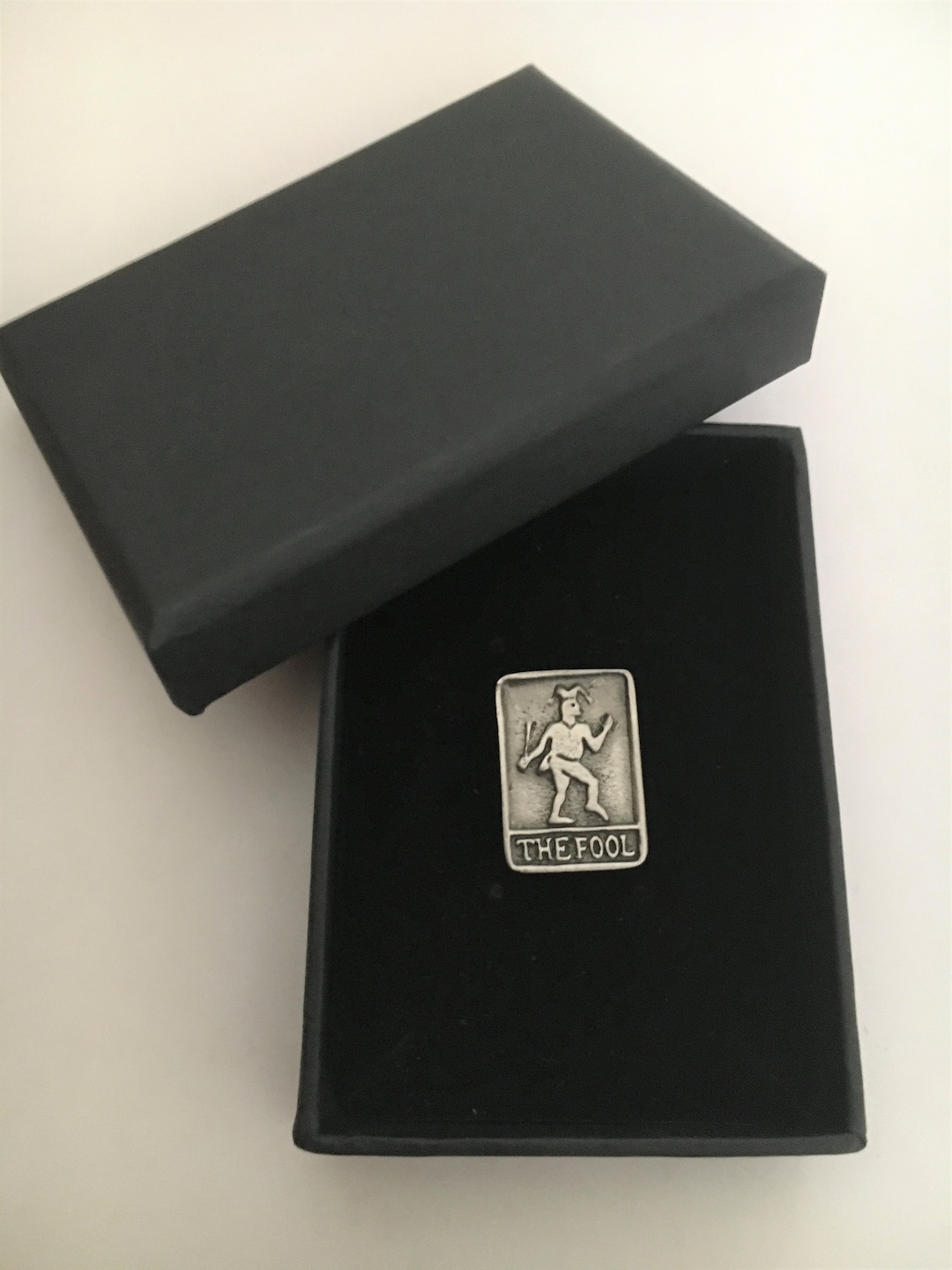 The Fool Tarot Card Pin Badge and Gift Box - Etsy