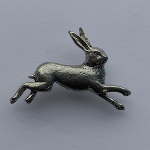 Hare Pin Badge & Gift Box - Etsy
