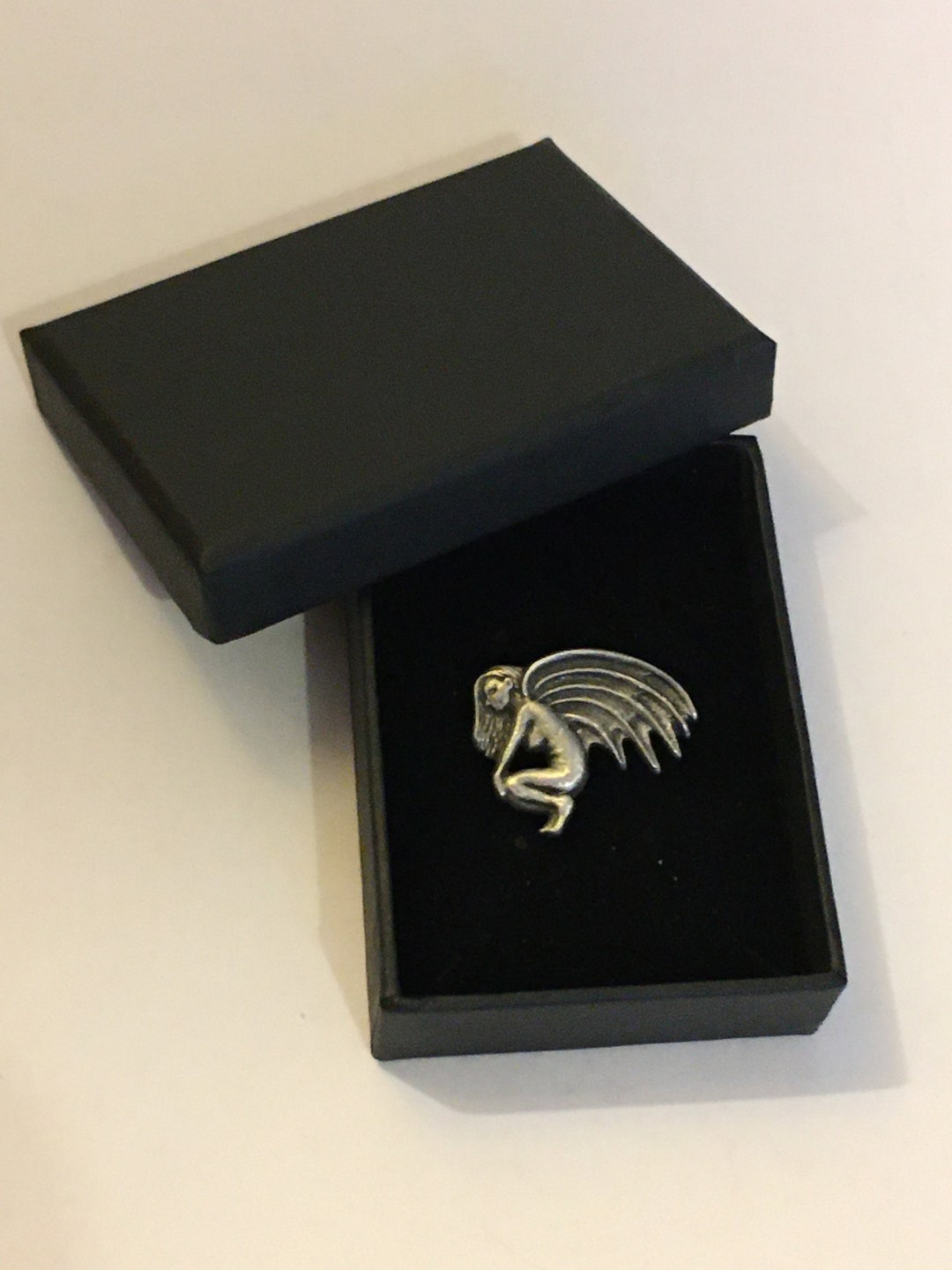 Demonic Fairy Pin Badge and Gift Box - Etsy