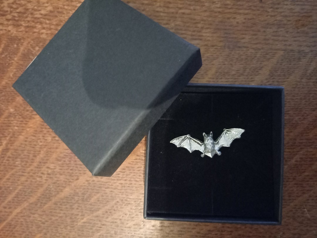 Bat Pin Badge and Gift Box - Etsy