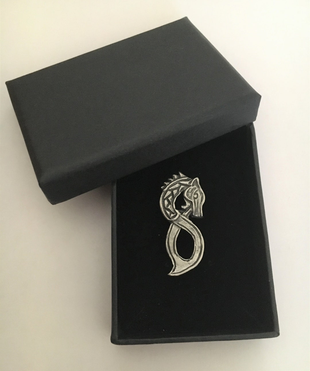 Viking Dragon Pin Badge and Gift Box - Etsy New Zealand