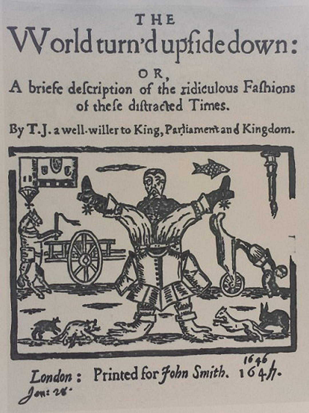 The World Turned Upside Down - Tea Towel - Etsy