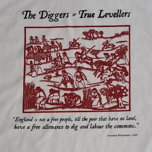 The Diggers or True Levellers - T Shirt (white) - Etsy