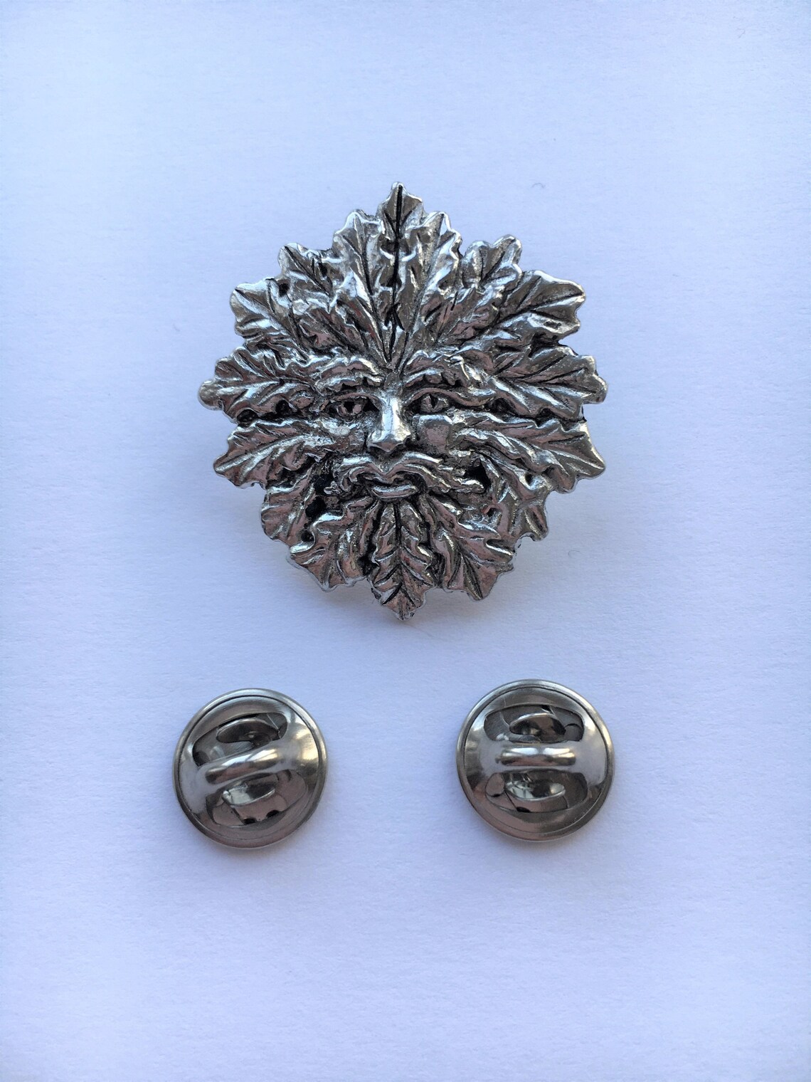 Green Man Pin Badge & Gift Box - Etsy