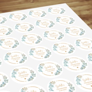 Personalised Round Christening / Baptism / Initation / Ceremonial ...