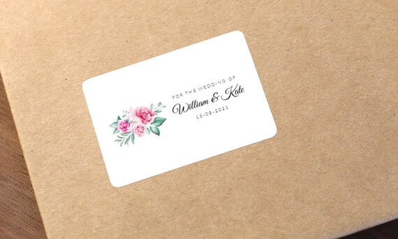 Personalised Wedding Stickers / Labels for Wedding Invites / - Etsy