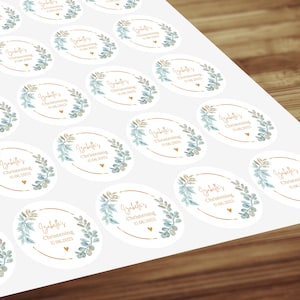 Personalised Round Christening / Baptism / Initation / Ceremonial ...