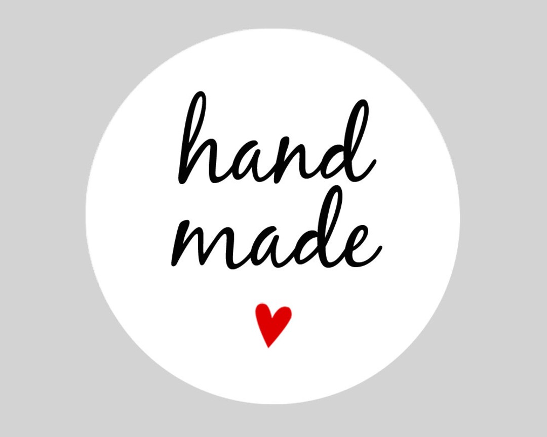 Round Generic Hand Made Stickers, Sheets, Self Adhesive for Postage ...