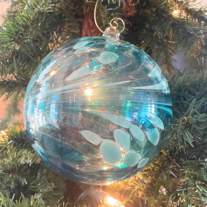 Aqua Ornaments - Etsy