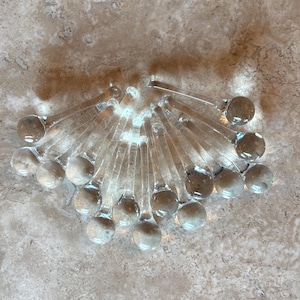 Handmade Glass Raindrop Christmas Ornaments: Elegant Holiday Tree Decor ...