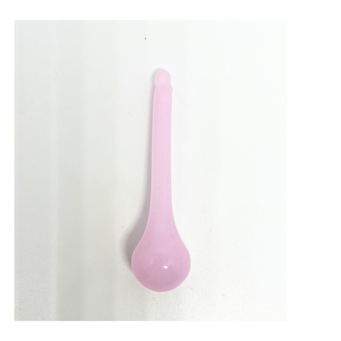 Handmade Opaque Pale Pink Glass Raindrop Ornaments 2 3/8" Set of 14 - Etsy